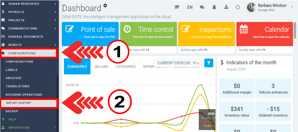 GEM-WORK - How to Import a Chart of Accounts From an Excel File